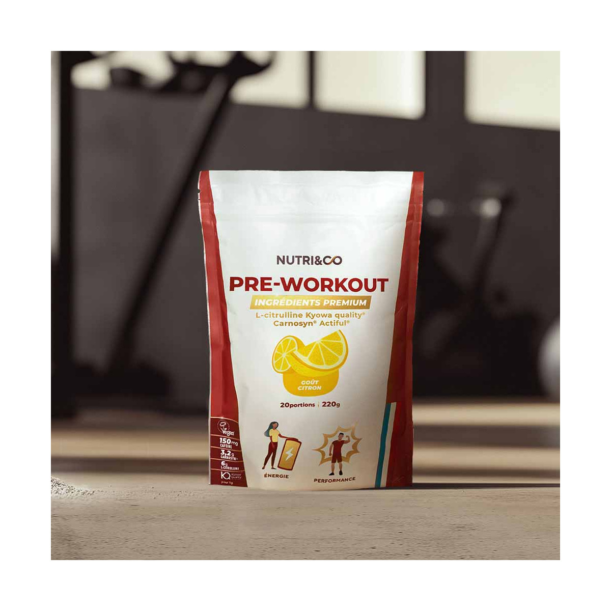 Pre Workout Nutri&Co : Booster de Performances Sans Effet Secondaire