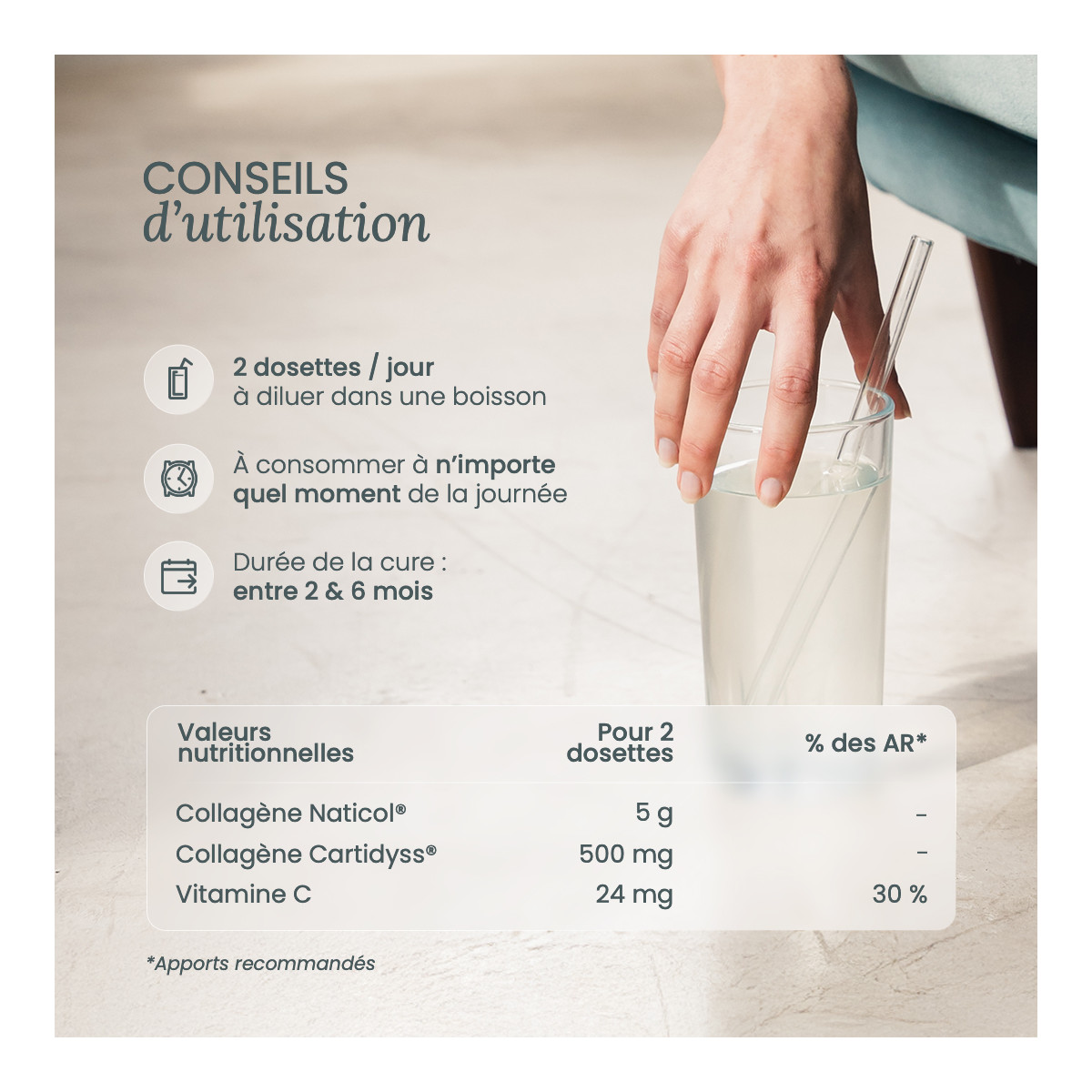 Collagène marin en poudre - peau & articulations | Nutri&Co