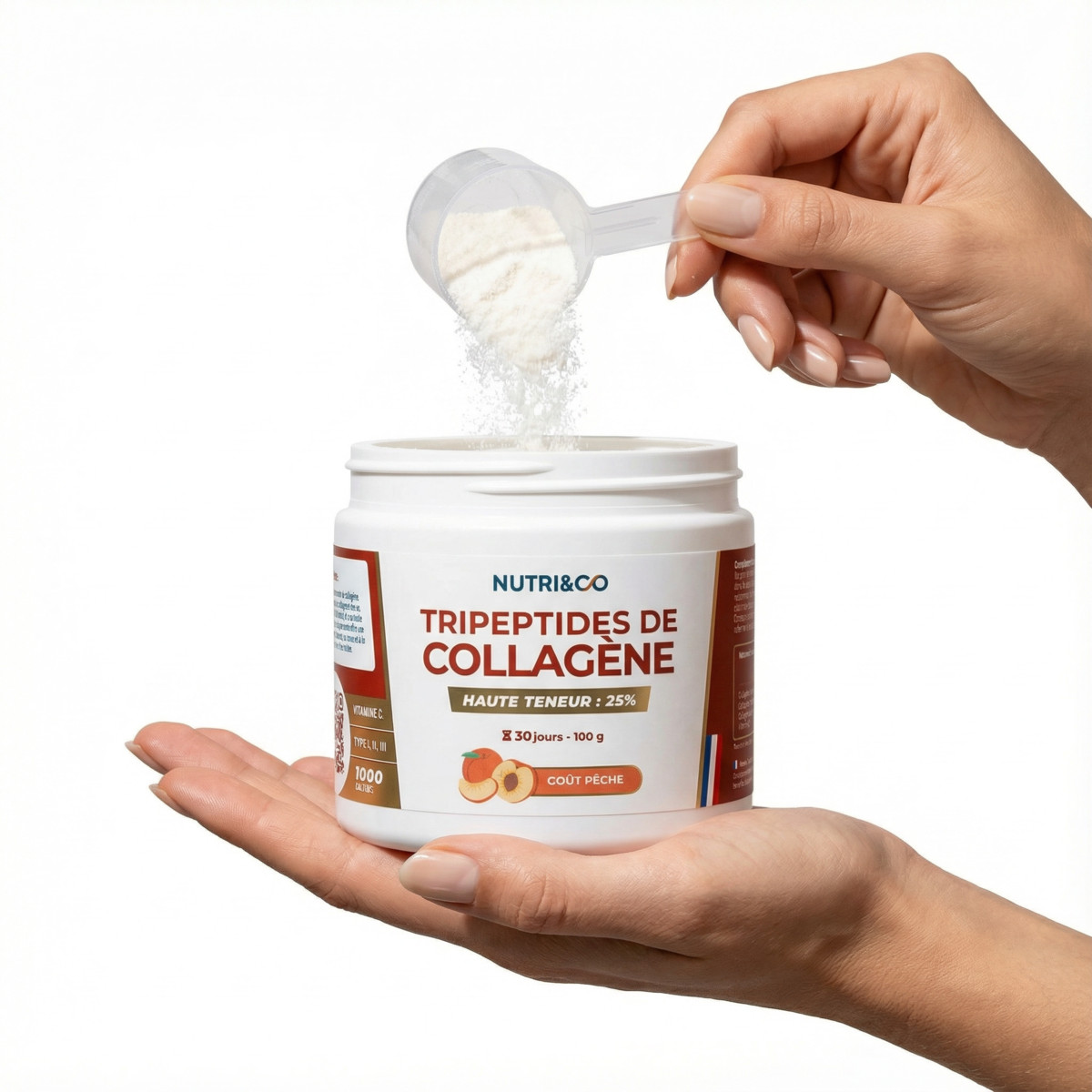 Tripeptides de collagène : 25% de Bio Peptides garantis